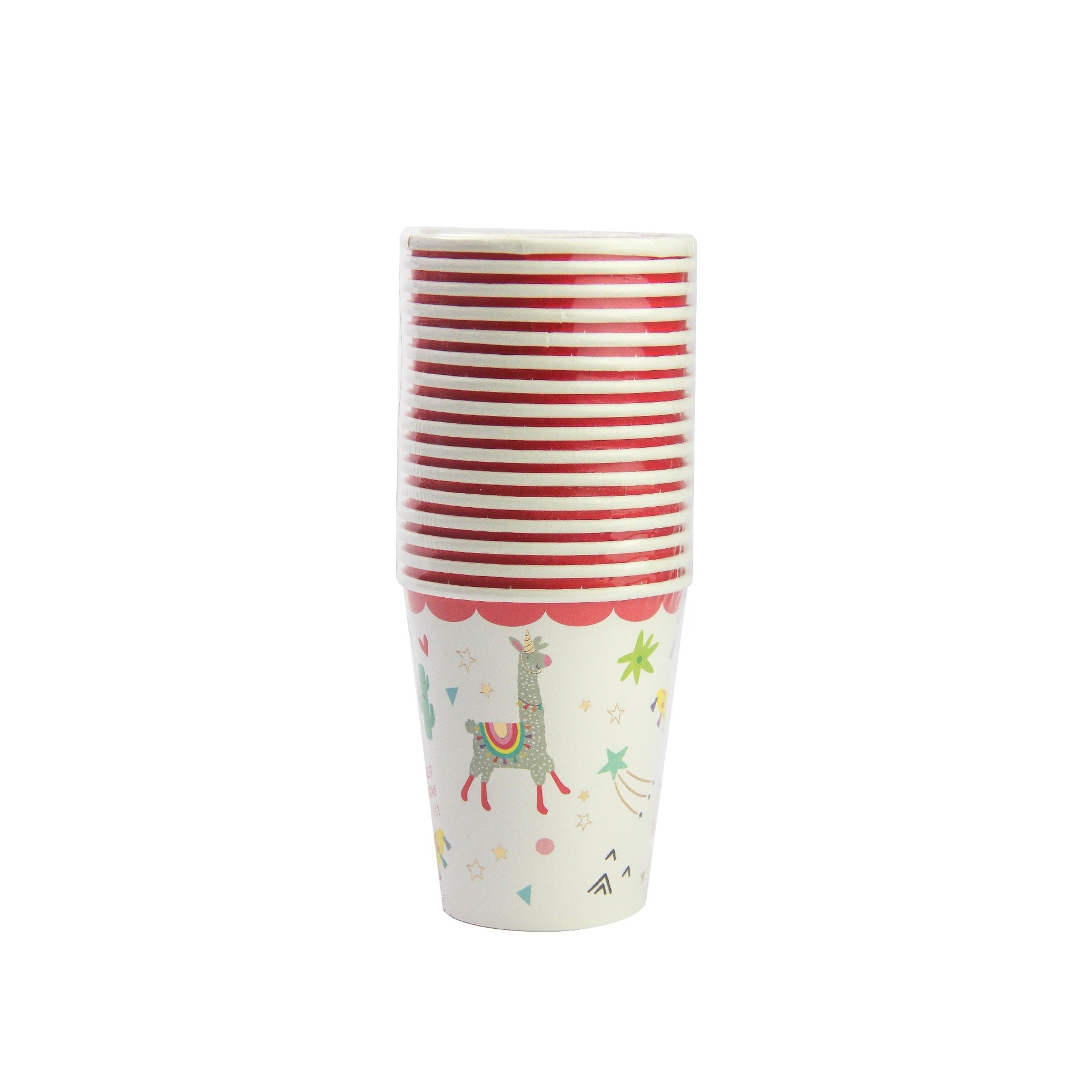 Kids Party Supplies Alpaca Paper Cups – Baipak
